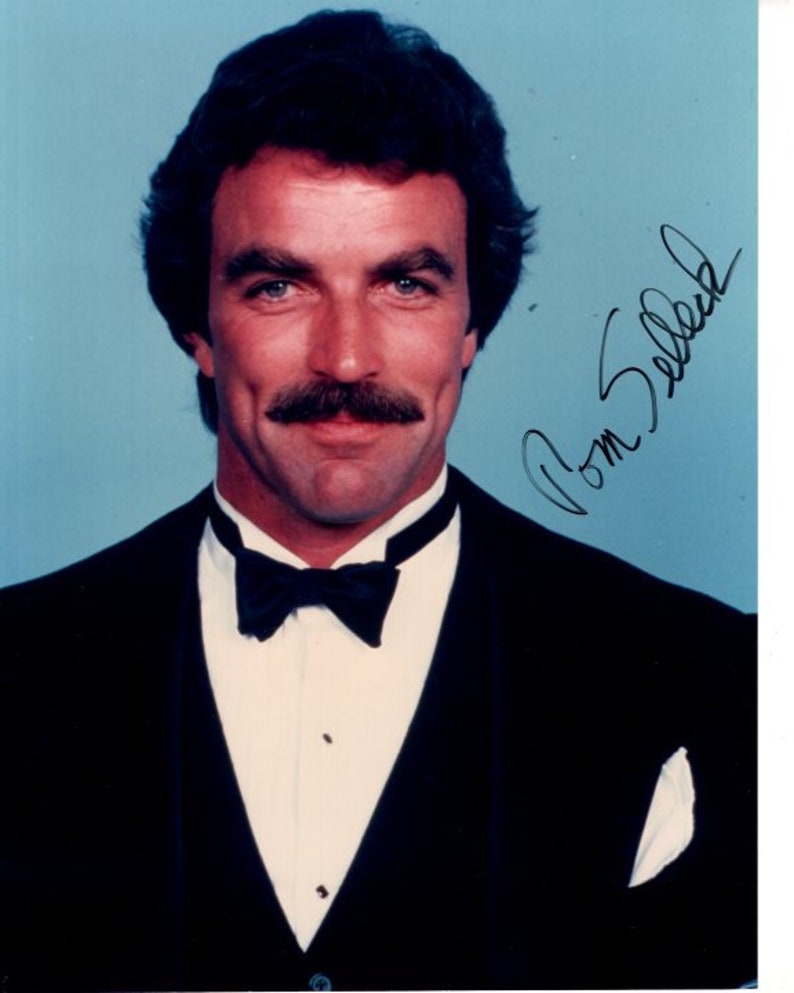 Tom Selleck Signed Autographed 8x10 Magnum P.I. Photo - Etsy