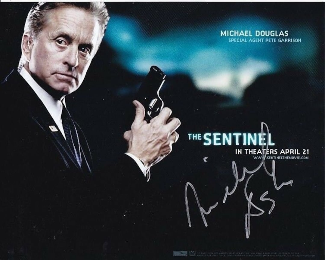 Michael Douglas Signed Autographed 8x10 the Sentinel Pete Garrison ...