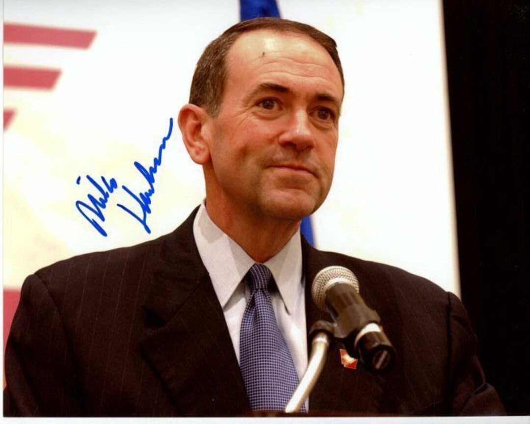 Mike Huckabee Signed Autographed Photo - Etsy