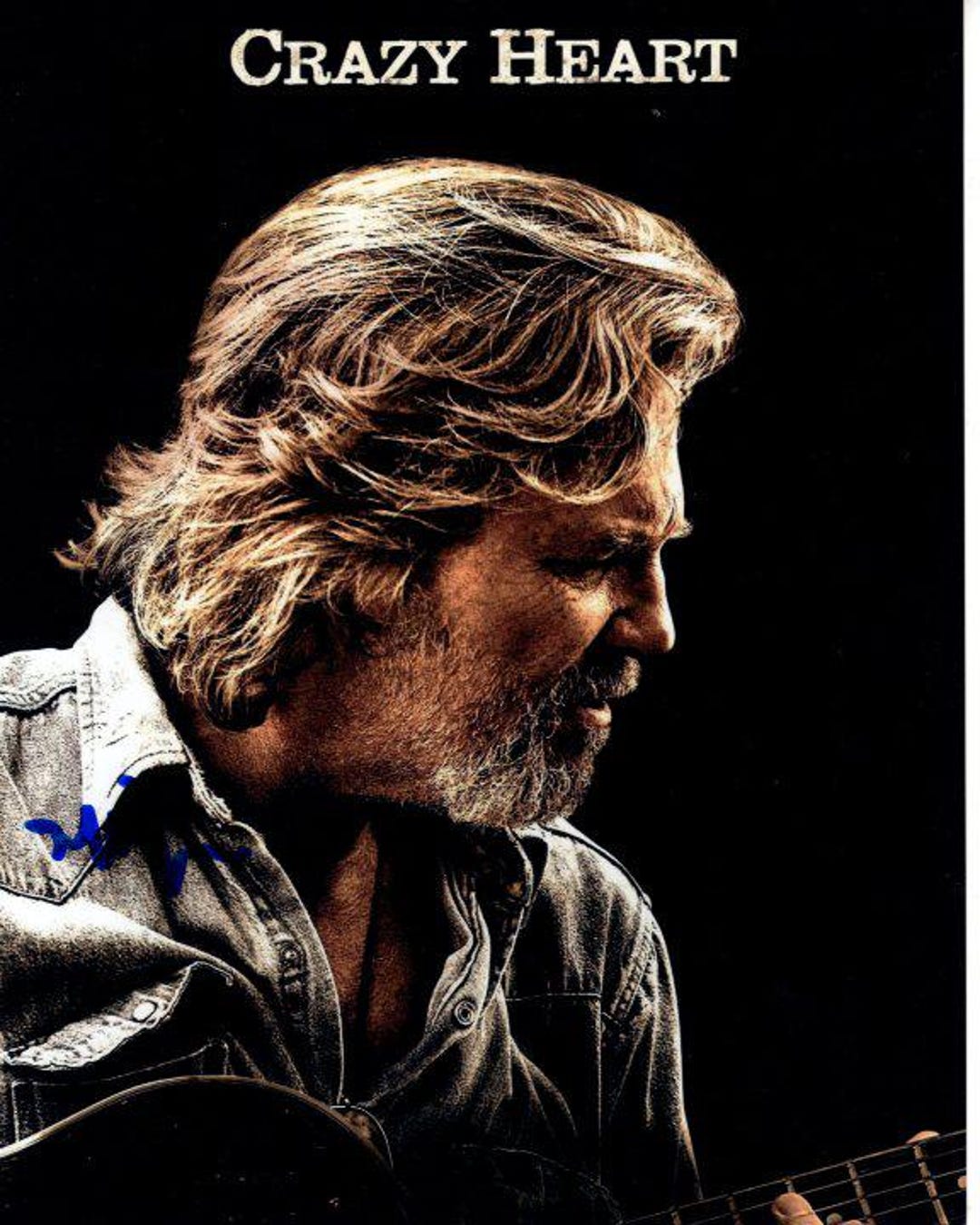 Jeff Bridges Signed Autographed 8x10 Crazy Heart Bad Blake Photo - Etsy