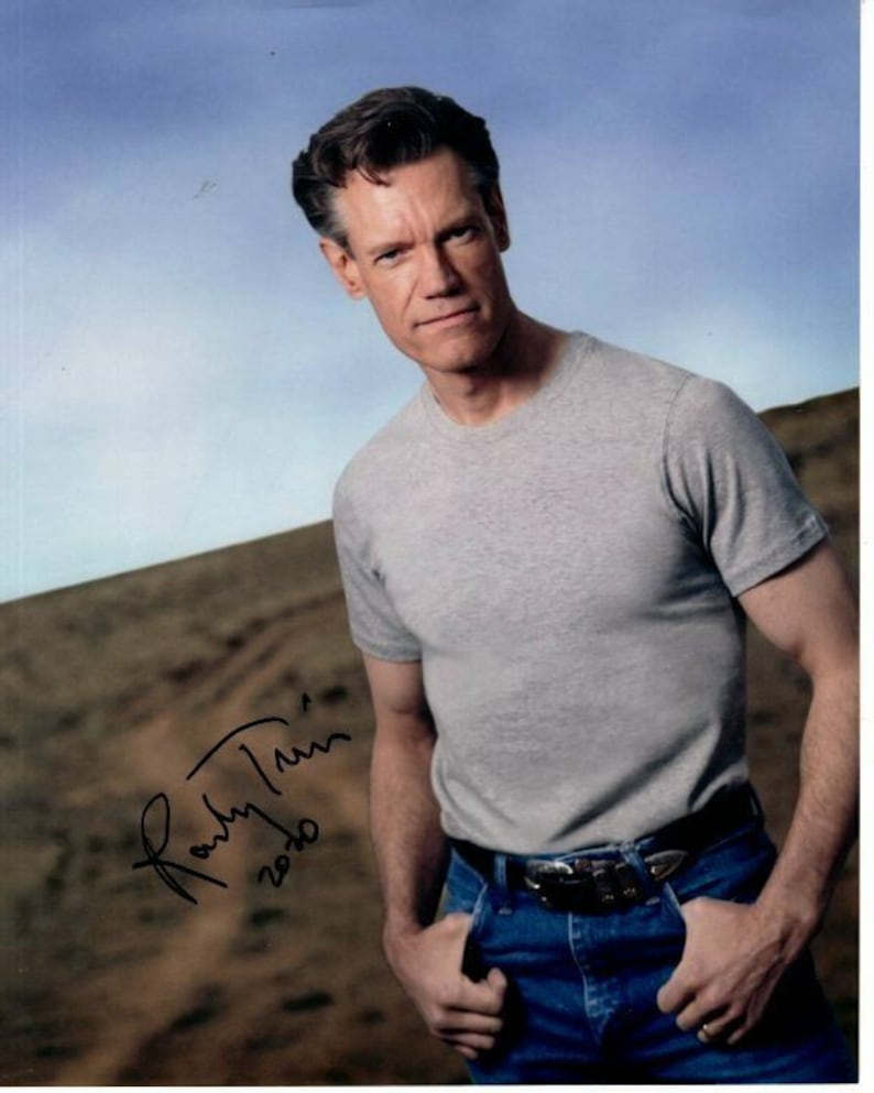 Randy Travis Signed Autographed Photo - Etsy