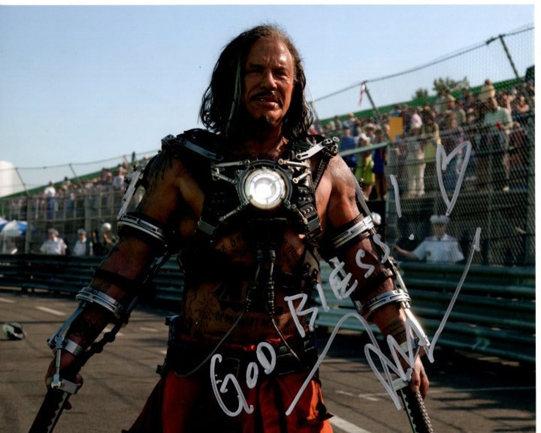 Mickey Rourke Signed Autographed 8x10 Iron Man 2 Ivan Vanko Photo - Etsy