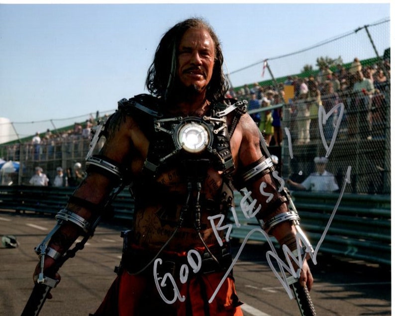 Mickey Rourke Signed Autographed 8x10 Iron Man 2 Ivan Vanko Photo - Etsy