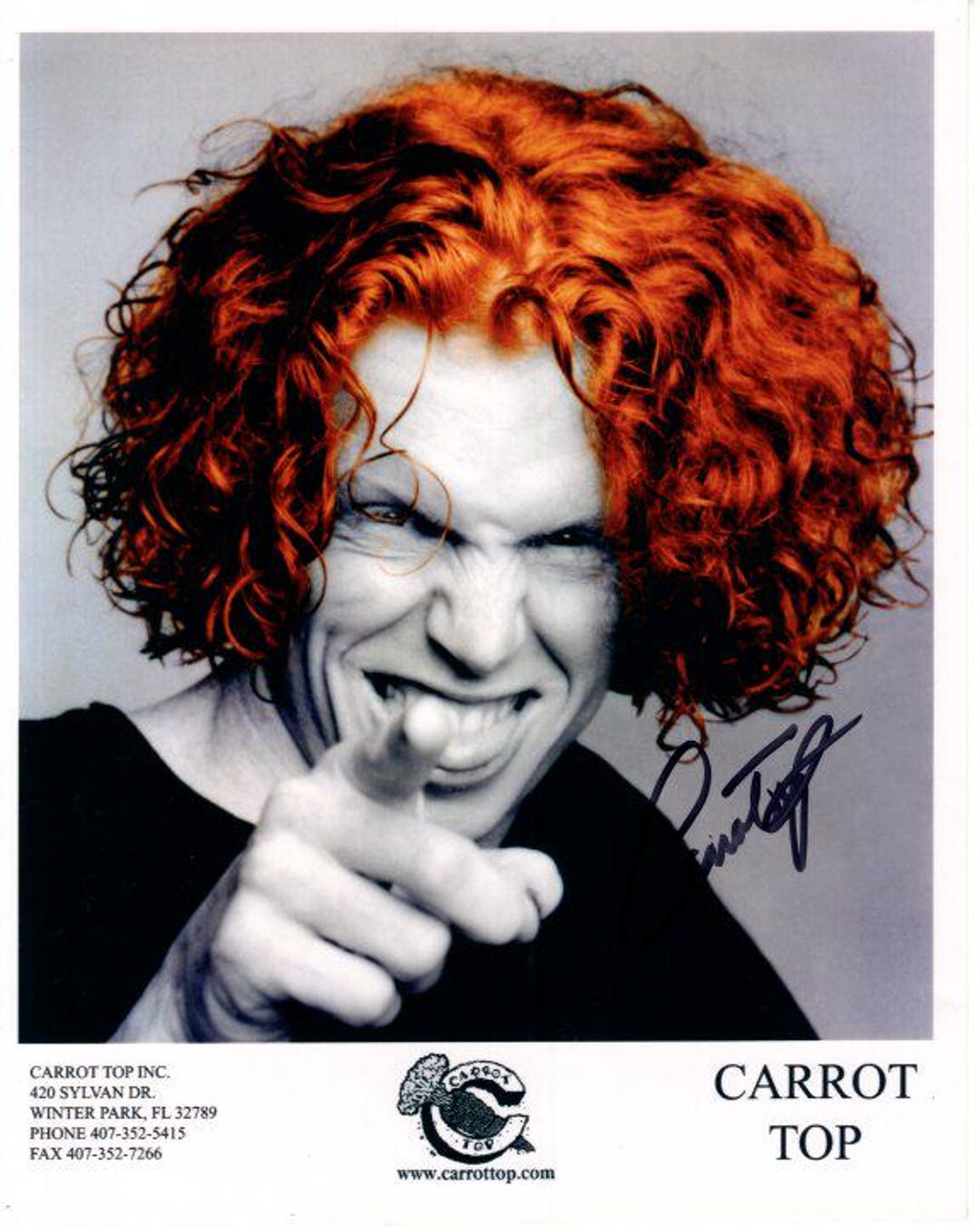 Carrot Top Signed Autographed 8x10 Photo - Etsy