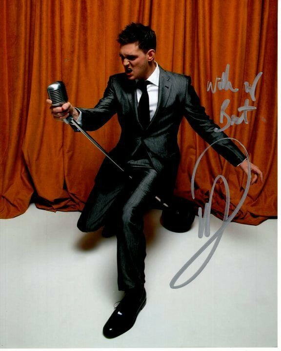 Michael Buble Signed Autographed Photo - Etsy
