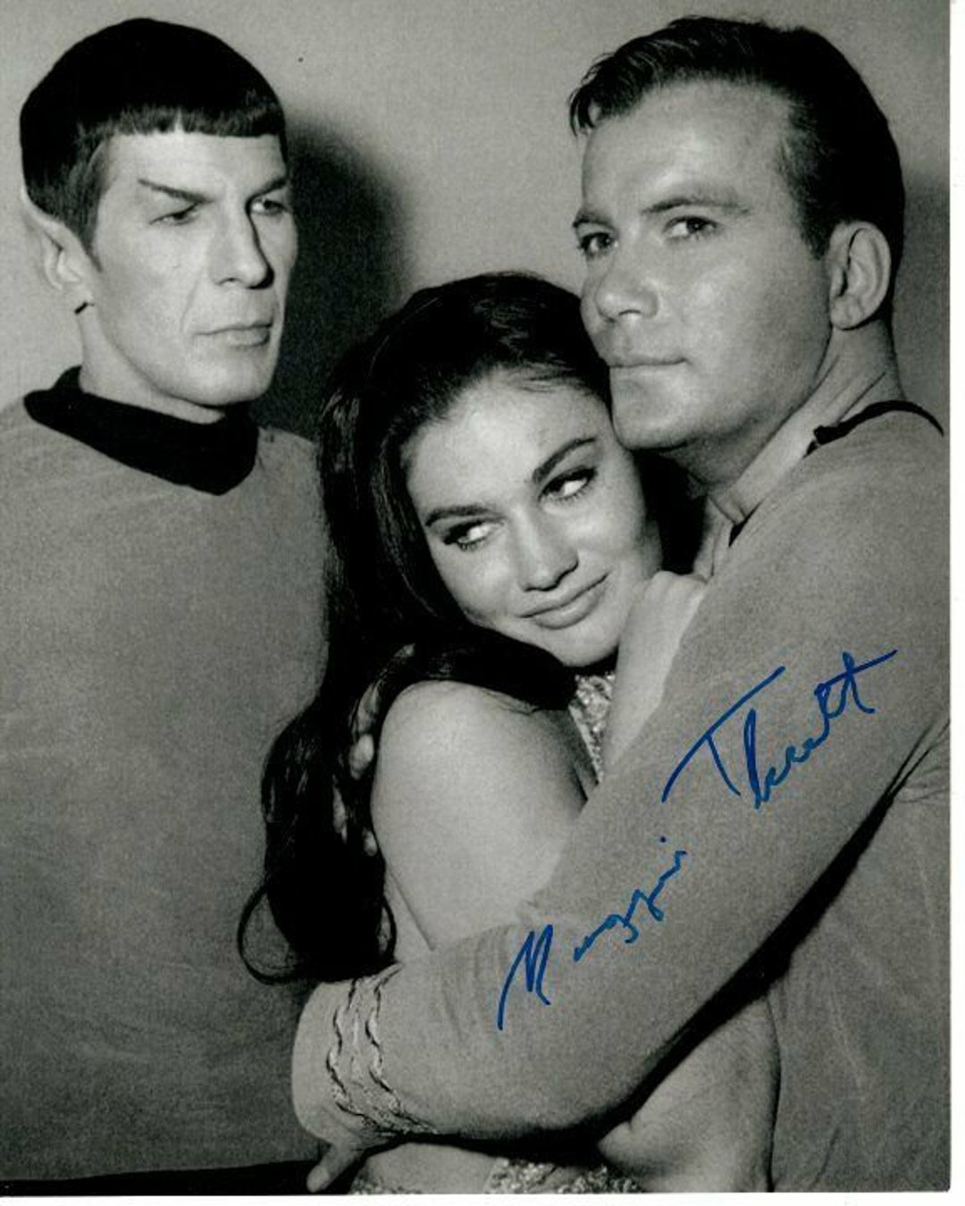 Maggie Thrett Signed Star Trek Ruth W/ Leonard Nimoy & William - Etsy