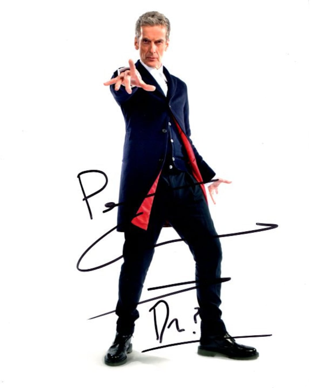 Peter Capaldi Signed Autographed Doctor Who Photo - Etsy