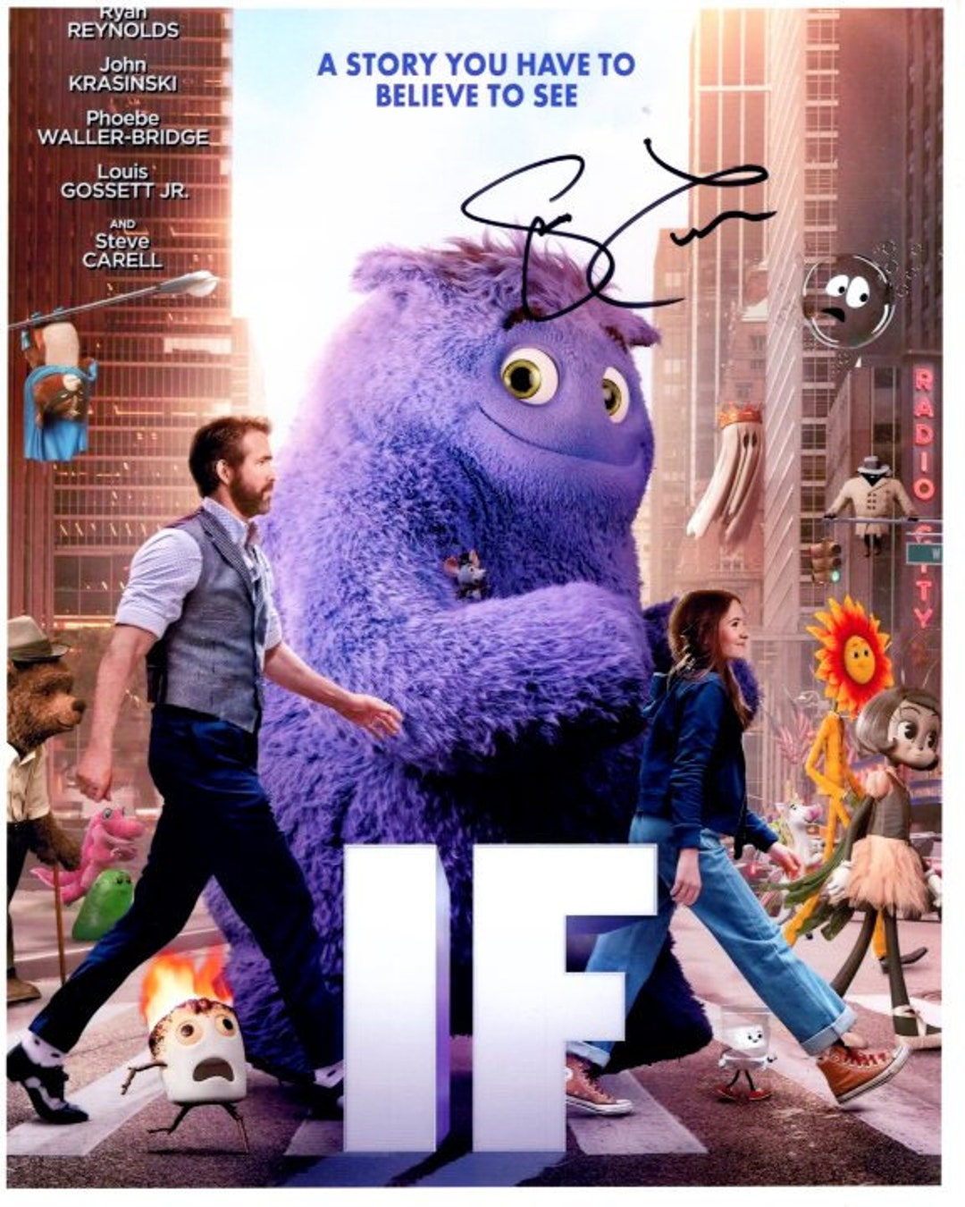 Steve Carell Signed Autographed 8x10 IF Blue Photo - Etsy