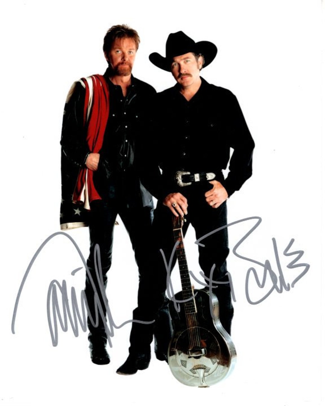 Brooks & Dunn Signed Autographed 8x10 Photo ( Kix and Ronnie ) - Etsy