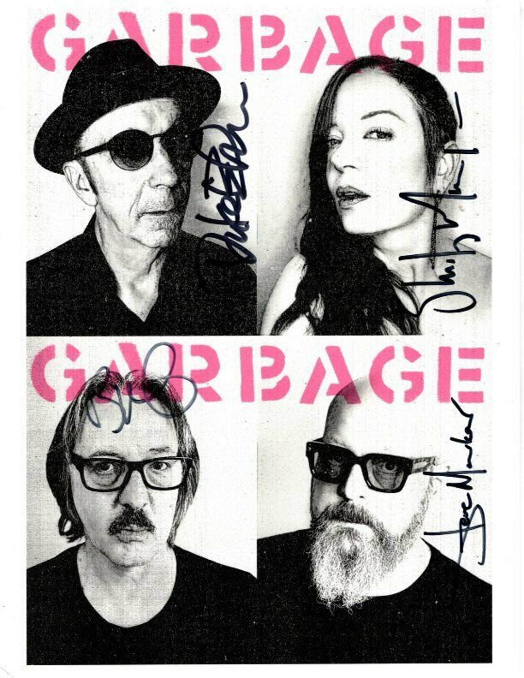 Garbage ( Shirley Manson ) Signed Autographed Photo + Brand New Cd - Etsy