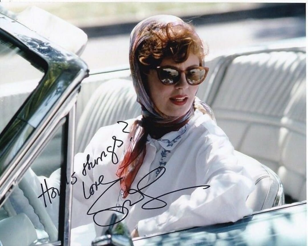 Susan Sarandon Signed Autographed 8x10 Thelma & Louise Photo - Etsy