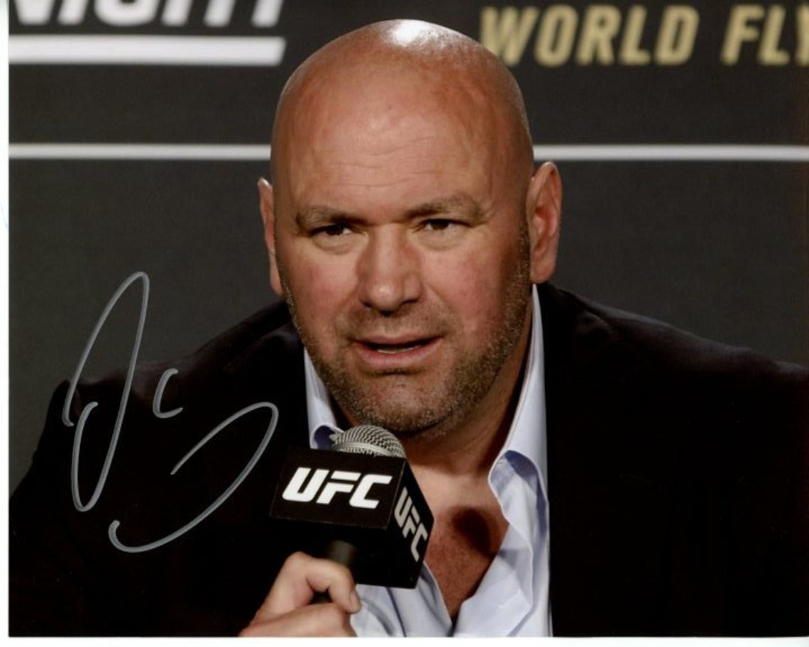 Dana White Signed Autographed 8x10 Photo - Etsy