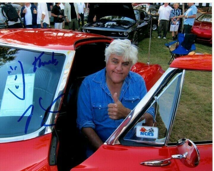 Jay Leno Signed Autographed 8x10 Chevrolet Corvette Photo - Etsy