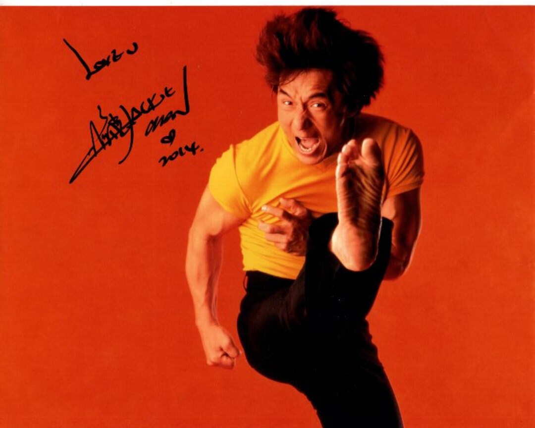 Jackie Chan Signed Autographed 8x10 Photo - Etsy