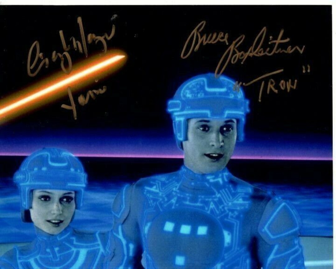 Bruce Boxleitner and Cindy Morgan Signed Autographed 8x10 Tron Photo - Etsy