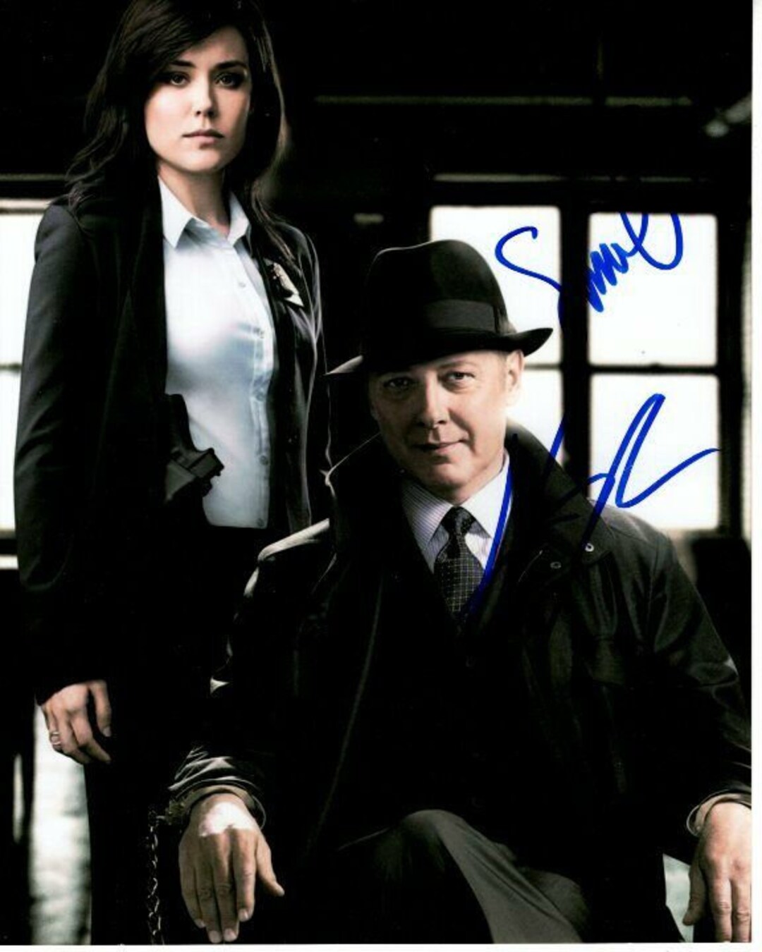 James Spader and Megan Boone Signed Autographed 8x10 the Blacklist ...