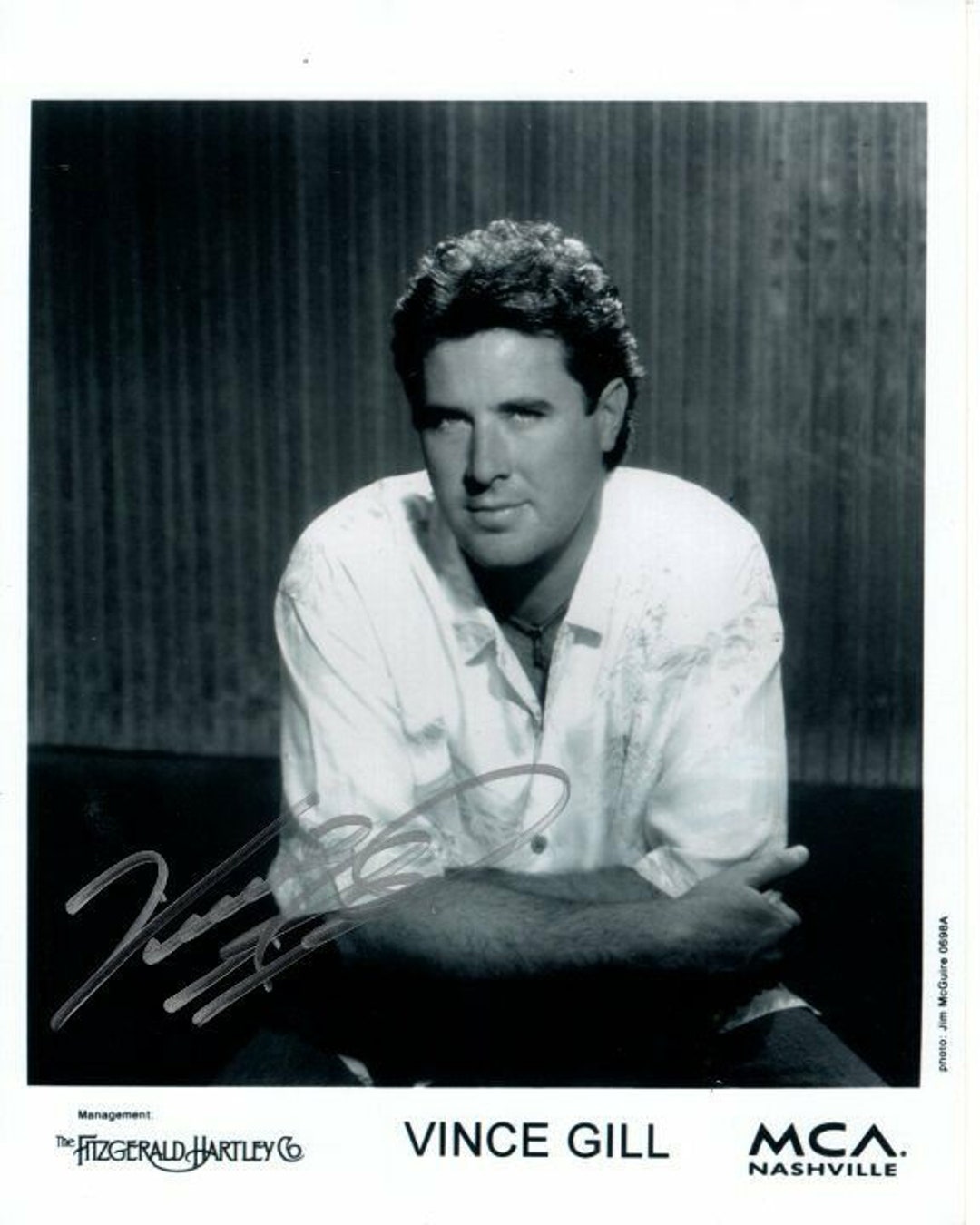 Vince Gill Signed Autographed Photo - Etsy