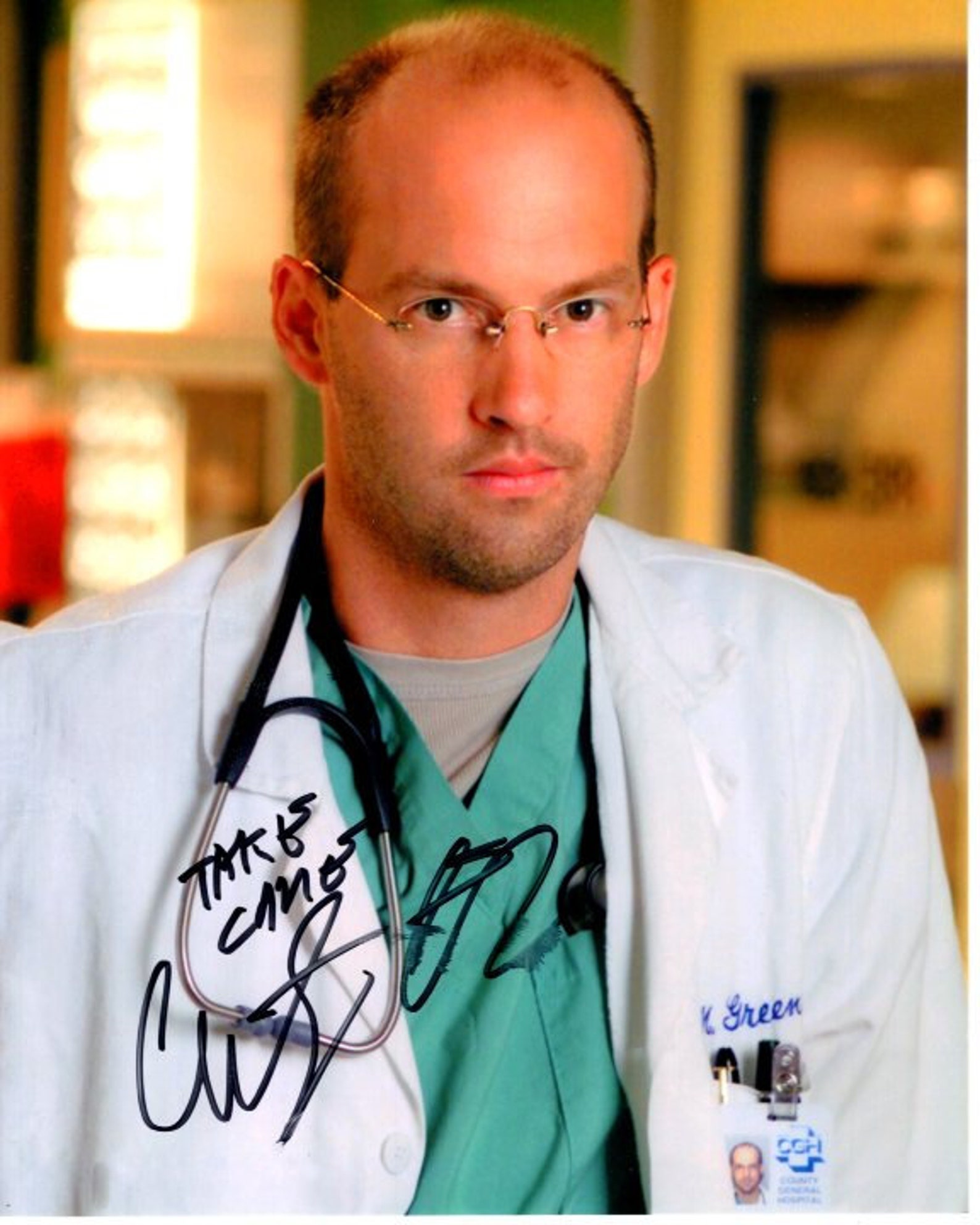 Anthony Edwards Signed Autograph 8x10 ER Mark Greene Photo - Etsy UK
