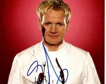 Gordon Ramsay Hell's Kitchen 8x10 Inch Photo Signed Autographed ...