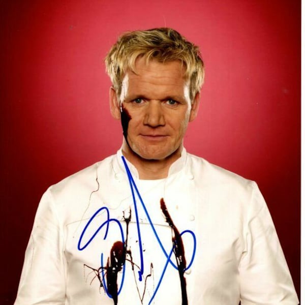 Gordon Ramsay Autograph - Etsy