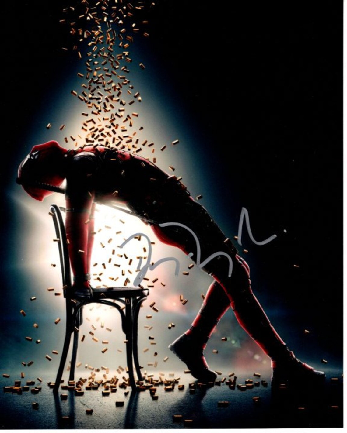 Ryan Reynolds Signed Autographed 8x10 Deadpool Flashdance Photo - Etsy