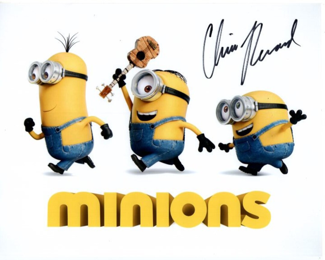 Chris Renaud Signed Autographed 8X10 Despicable Me Minion Photo - Etsy