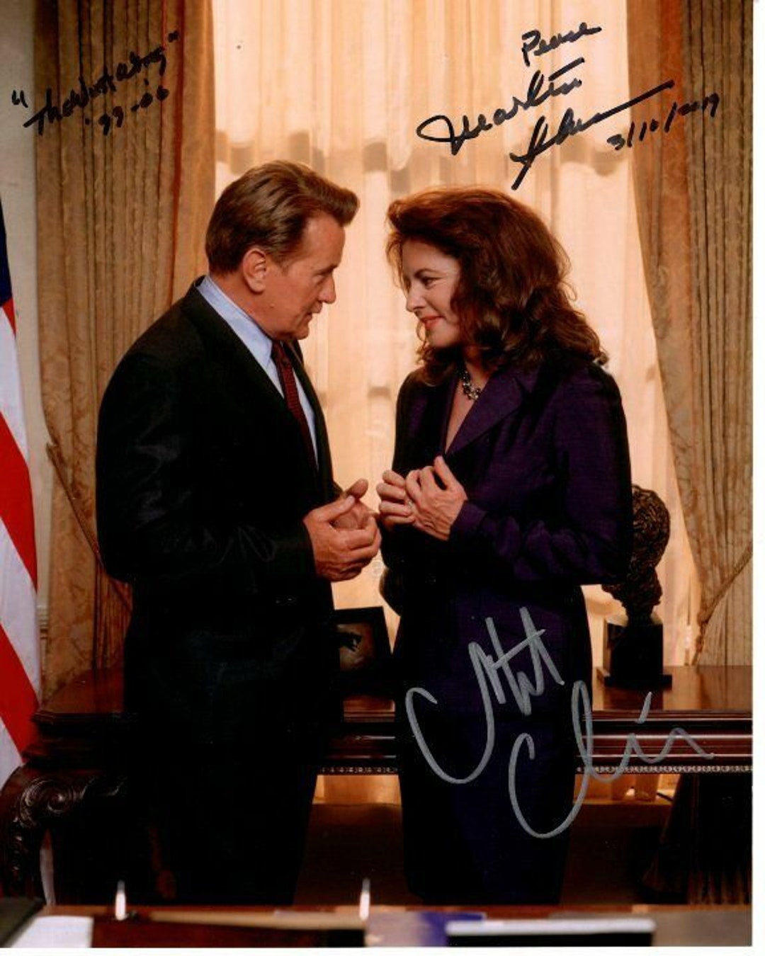Stockard Channing & Martin Sheen Signed Autographed the West - Etsy