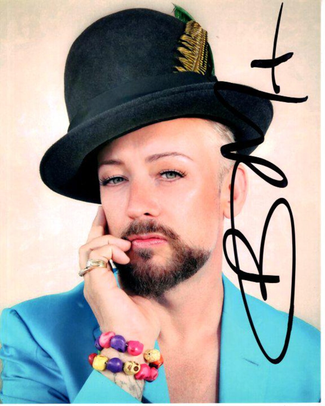 Boy George Signed Autographed 8x10 Photo - Etsy