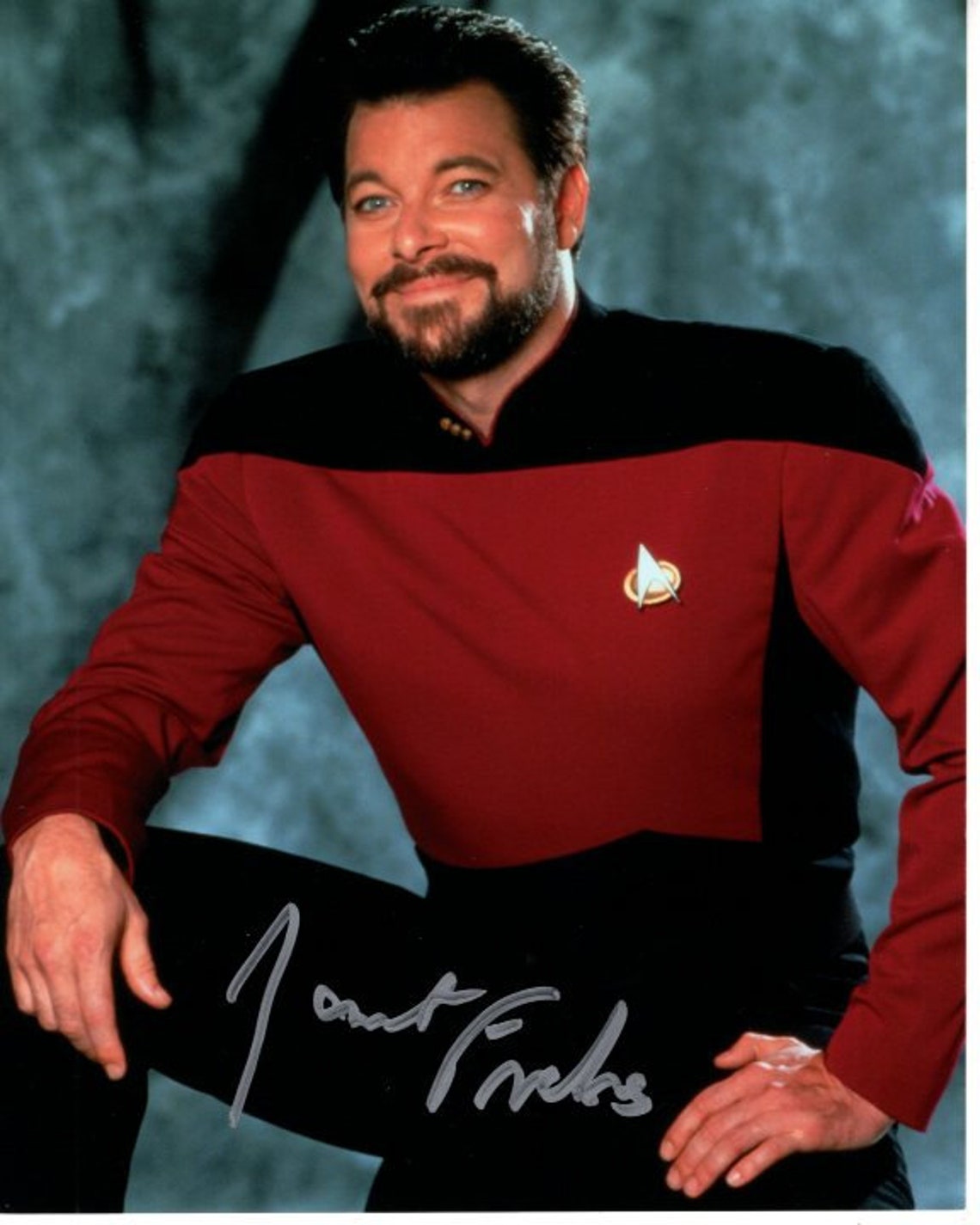 Jonathan Frakes Signed Autographed 8x10 Star Trek William Riker Photo ...