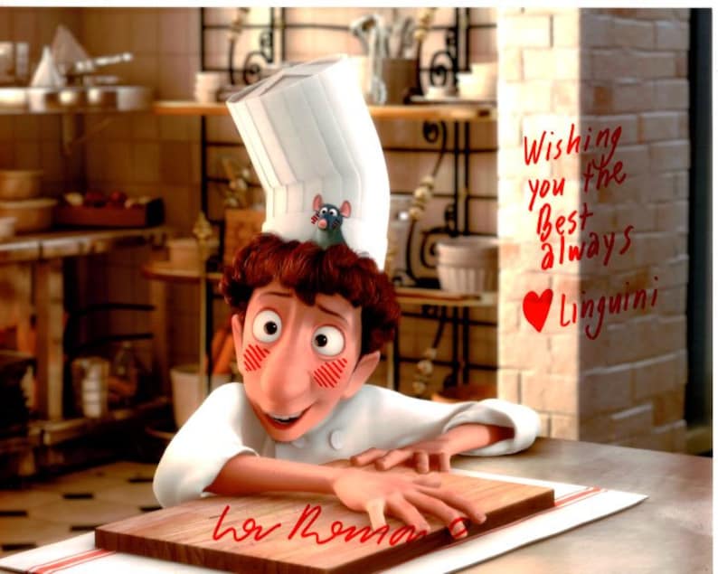 Lou Romano Signed Autographed 8x10 Ratatouille Linguini Photo - Etsy
