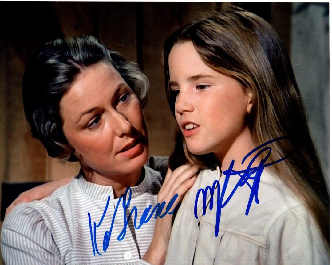 Karen Grassle And Melissa Gilbert Signed 8x10 Little House On The Prairie Photo Etsy