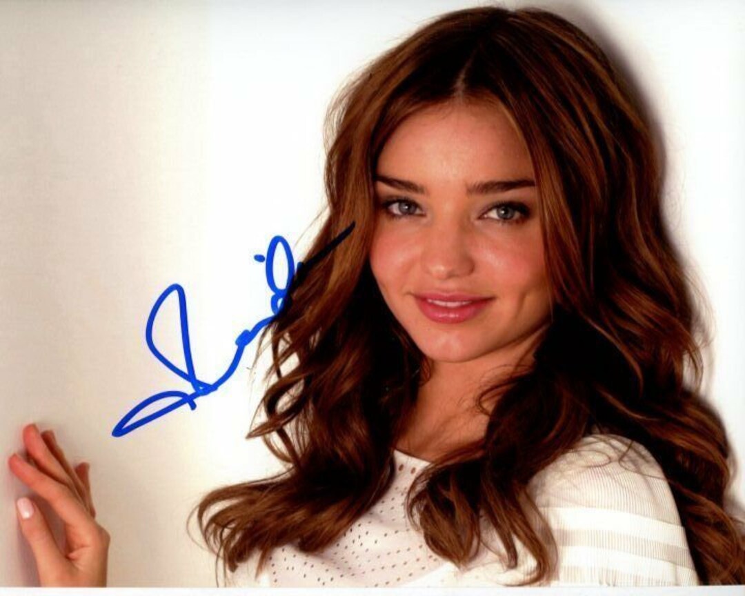 Miranda Kerr Signed Autographed Photo - Etsy