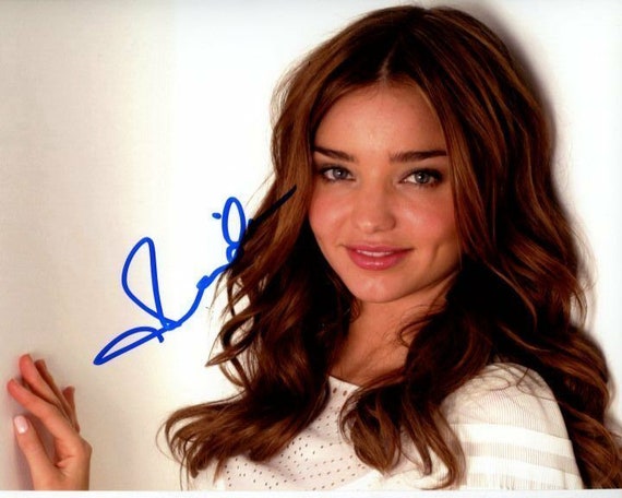 Miranda Kerr Signed Autographed Photo - Etsy