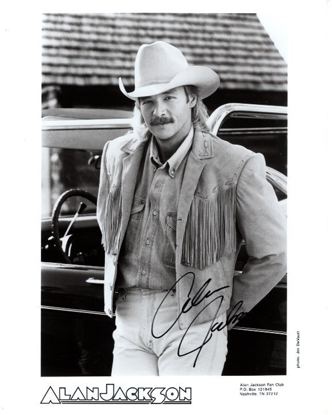 Alan Jackson Signed Autographed 8x10 Agency Photo - Etsy