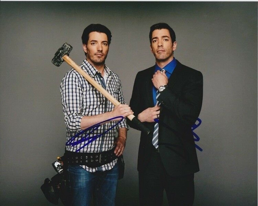 Drew & Jonathan Silver Scott Signed Autographed 8x10 Property Brothers ...