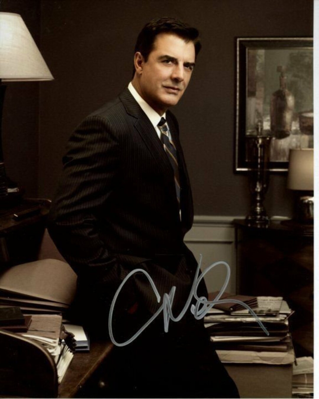 Chris Noth Signed Autographed 8x10 the Good Wife Peter Florrick Photo ...