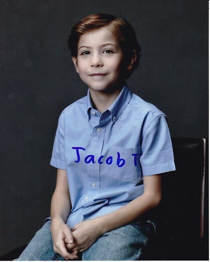 Jacob Tremblay Signed Autographed 8x10 Photo - Etsy