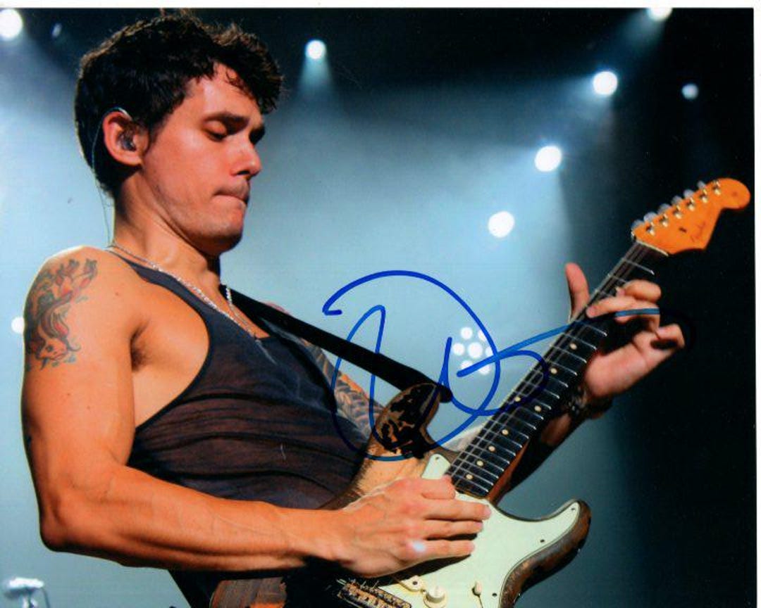 John Mayer Signed Autographed 8x10 Photo - Etsy