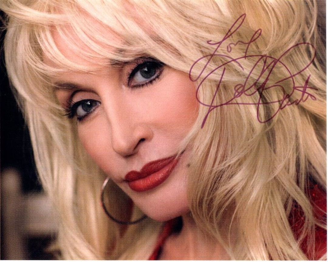 Dolly Parton Signed Autographed 8x10 Photograph - Etsy