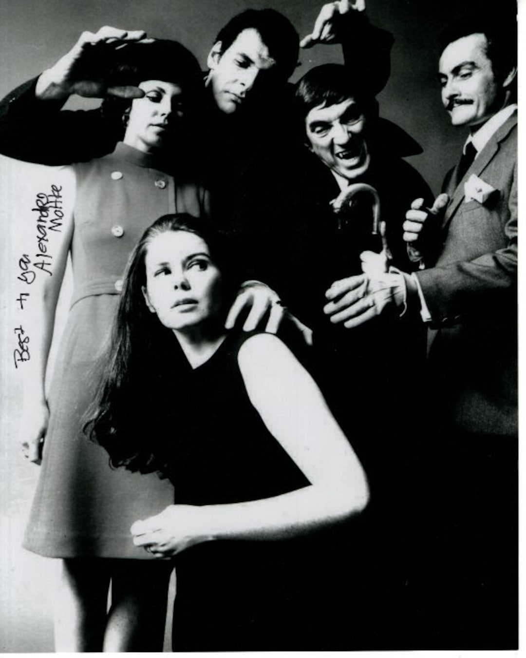 Alexandra Moltke Isles Signed Autographed 8x10 Dark Shadows Virginia ...