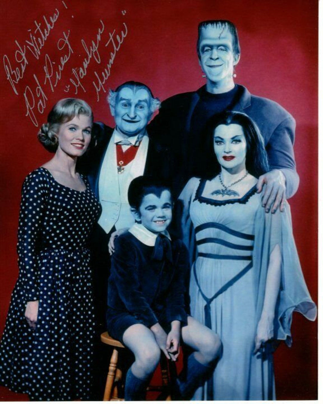 Pat Priest Signed Autographed 8x10 the Munsters Marilyn Photo - Etsy