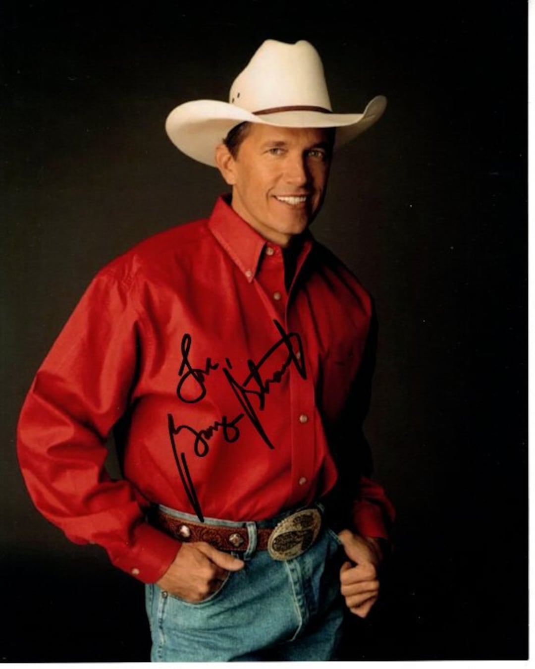 George Strait Signed Autographed 8x10 Photo - Etsy