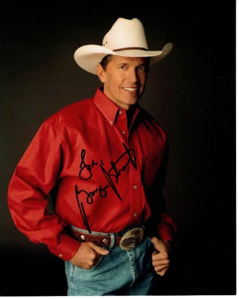 George Strait Signed Autographed 8x10 Photo - Etsy
