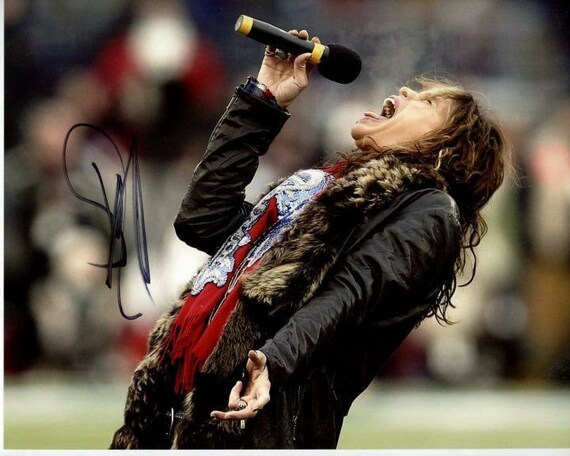 Steven Tyler Signed Autographed Aerosmith Photo | Etsy