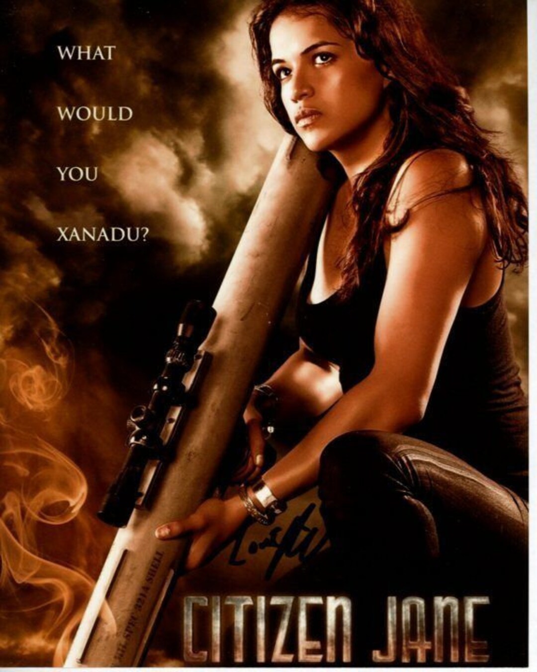 Michelle Rodriguez Signed Autographed 8x10 Citizen Jane Charlotte ...