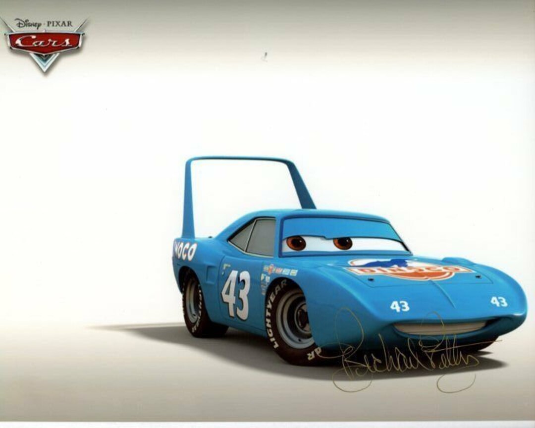 Richard Petty Signed Autographed 8x10 Disney Cars the King Photo - Etsy