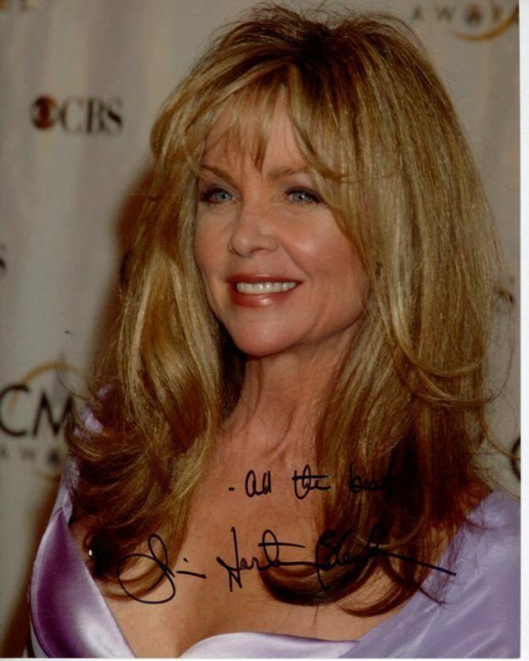Lisa Hartman Black Signed Autographed 8x10 Photo Wife of Clint - Etsy