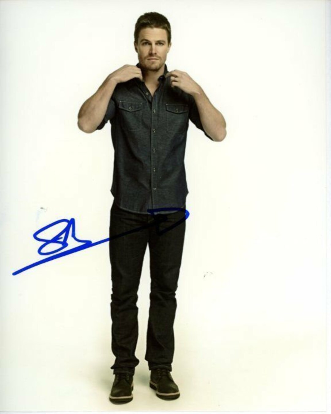 Stephen Amell Signed Autographed Photo - Etsy