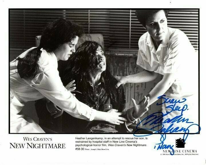 Heather Langenkamp Signed 8x10 Wes Craven's New Nightmare Nancy ...