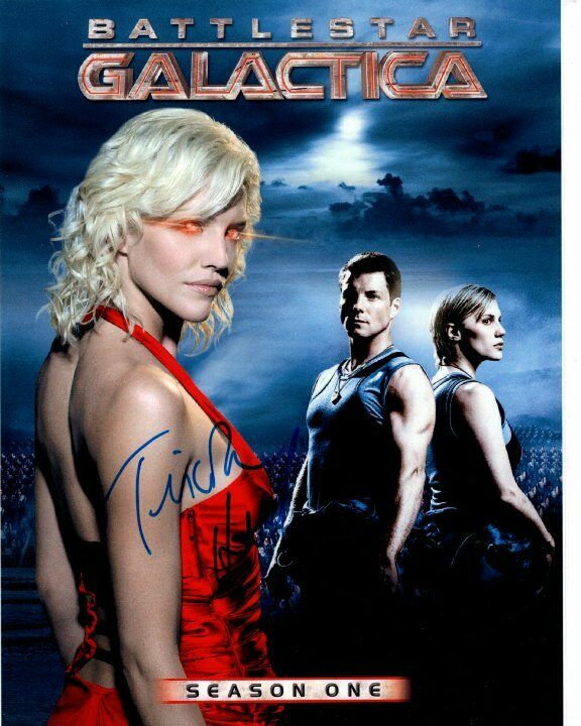 Tricia Helfer Autographed 8x10 Battlestar Galactica Number Six Shelly ...